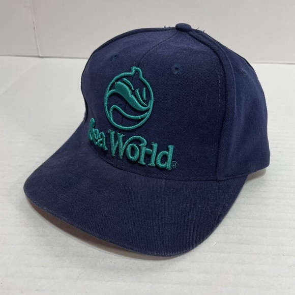 Sea World | Accessories | Vintage Sea World Hat Dark Blue Cap ...